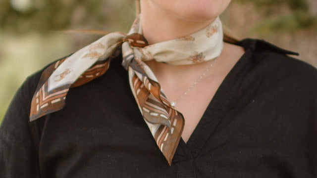 How to tie your wild rag: The Necktie – Tirzah Lane Art